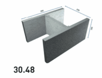 290mm Grey Block Series - MD Brick - Brick Suppliers