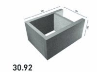 290mm Grey Block Series - MD Brick - Brick Suppliers