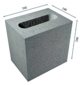 140mm Grey Block Series - MD Brick - Brick Suppliers