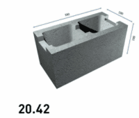 190mm Grey Block Series - MD Brick - Brick Suppliers