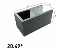 190mm Grey Block Series - MD Brick - Brick Suppliers