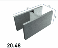 190mm Grey Block Series - MD Brick - Brick Suppliers