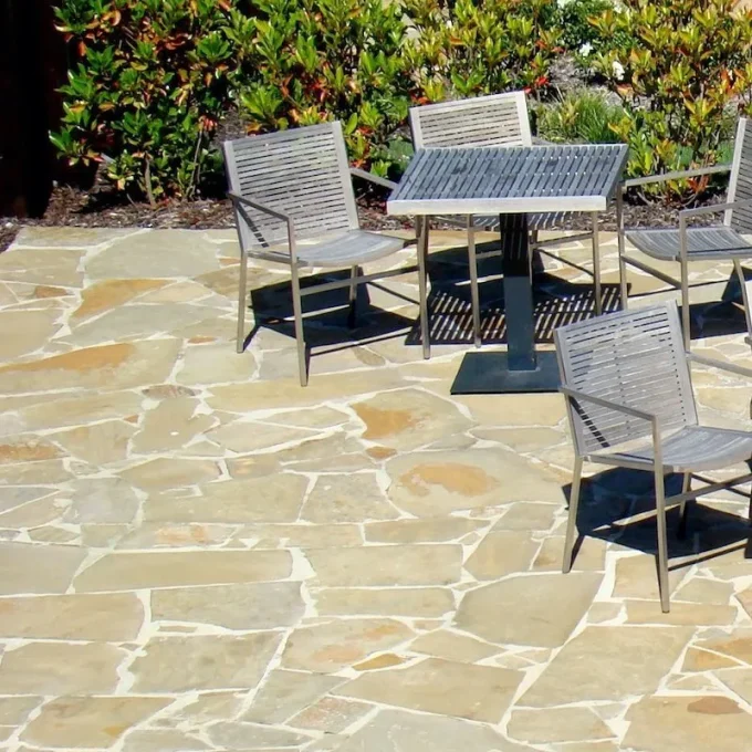 Crazy Paving Tuscan Beige Limestone - MD Brick - Brick Suppliers